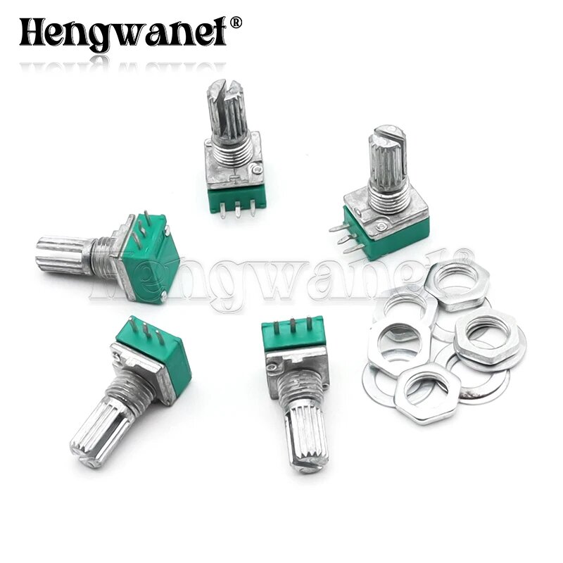 5 шт. потенциометр RK097N 10 кОм HENGWANET