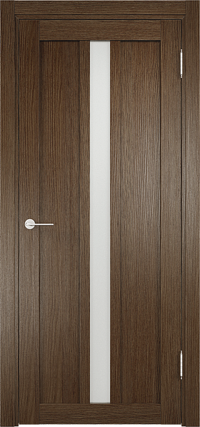 Межкомнатная Дверь Verda Эко 01 Венге Мелинга со Стеклом Сатинат / Верда.