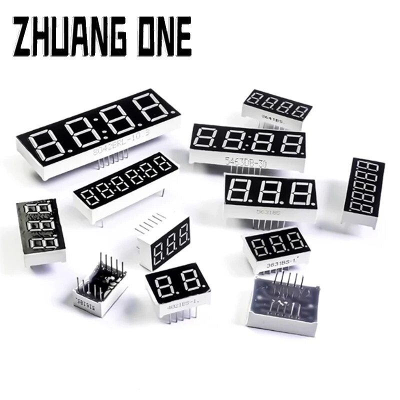 5 шт. Светодиодные дисплеи ZHUANG One 0.56" 4 Bit Cathode Clock