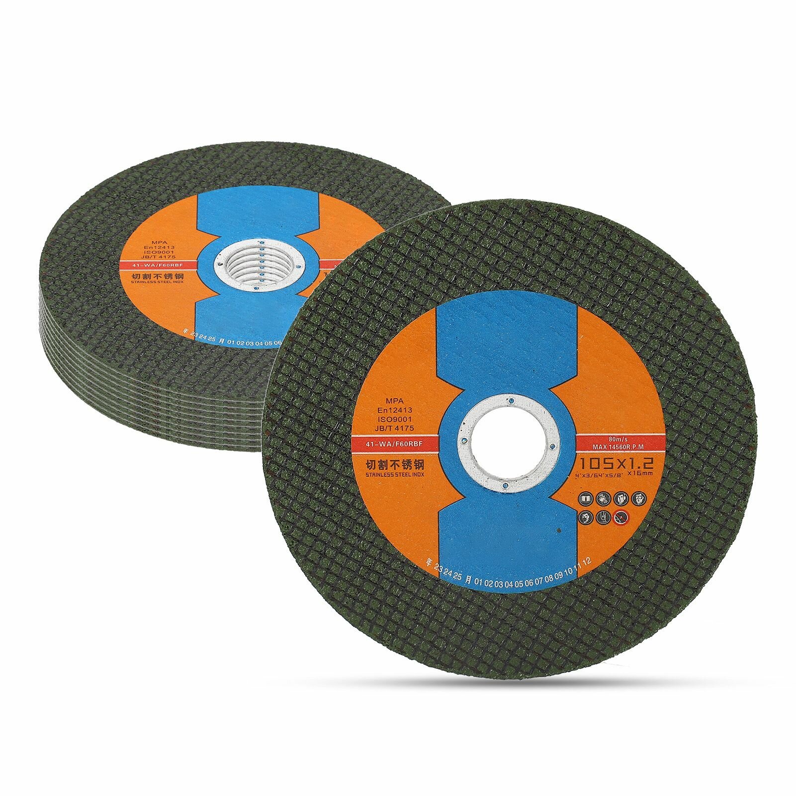 10 шт. отрезные круги из нержавеющей стали 4-1/6 "x 2/3" ультратонкие режущие диски для угловой шлифовальной машины по металлу, шлифовальная машина для высокоскоростной резки