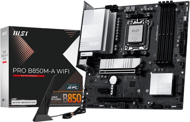 Материнская плата MSI B850M-A PRO WIFI Socket AM5, оригинал, гарантия 1 год
