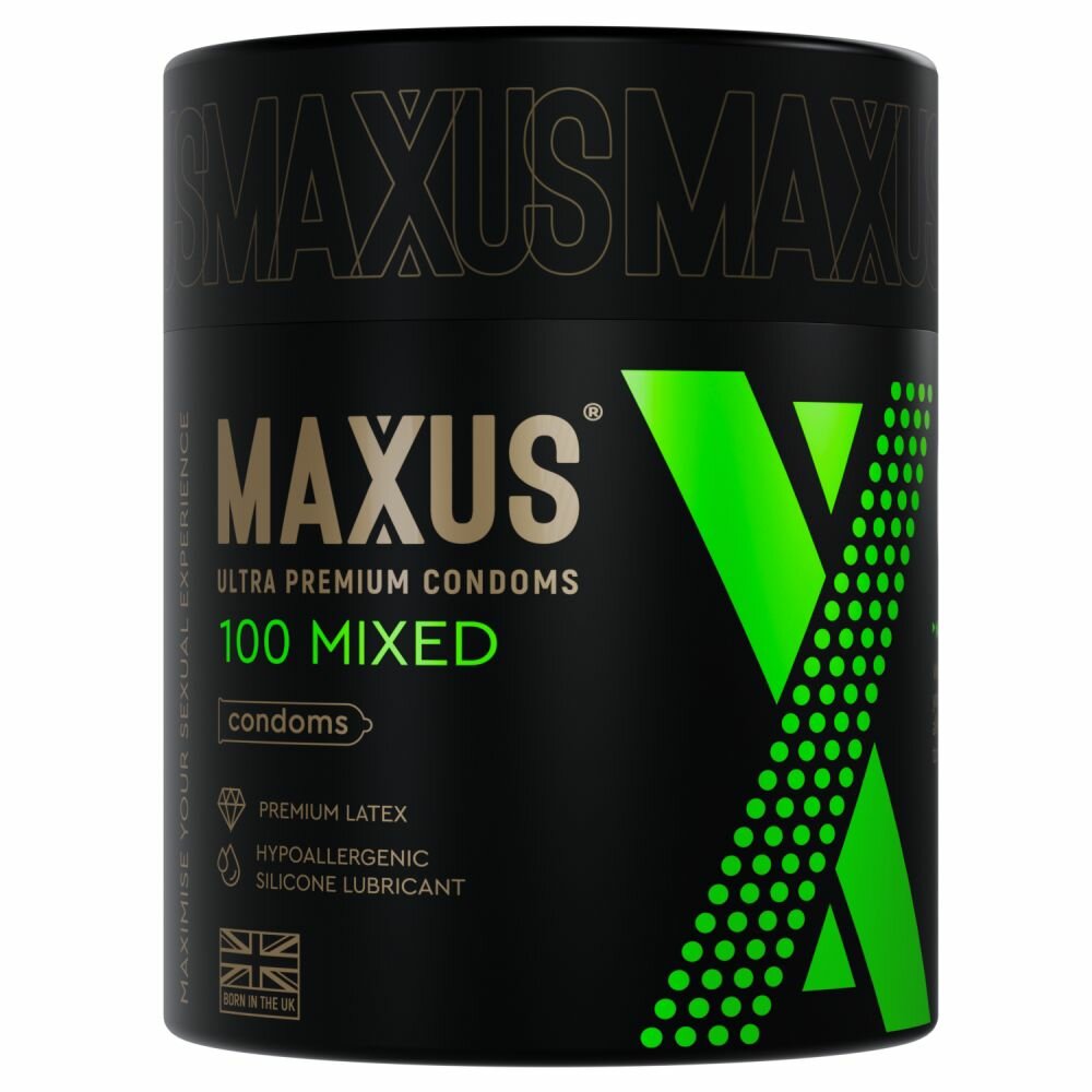 Презервативы Maxus Mixed X-Edition, 100 шт.