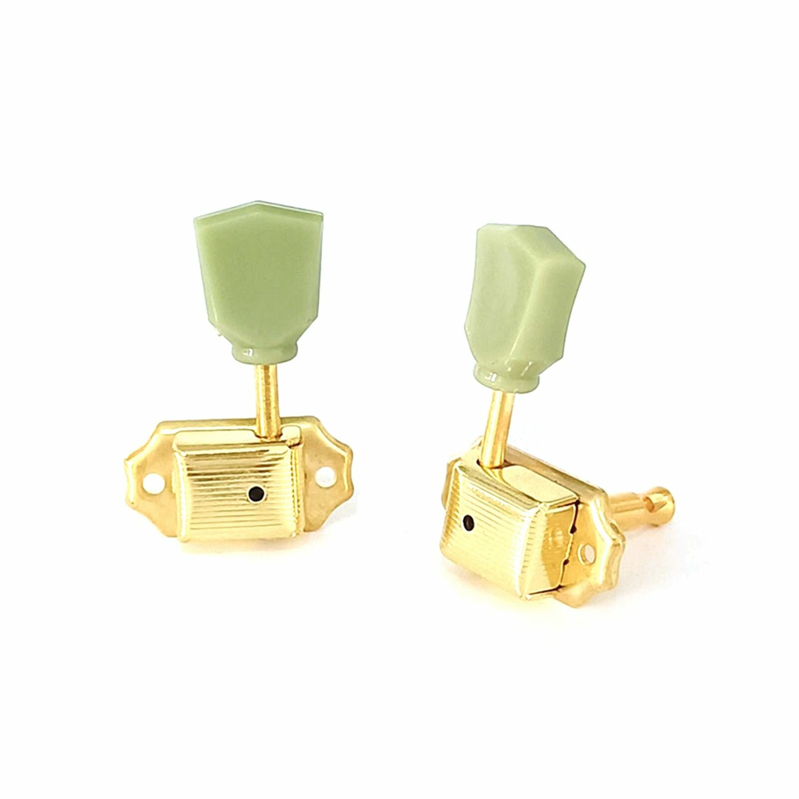 Винтажные ключи для настройки гитары открытого типа 3L3R Струнные тюнеры для народной и электрогитары с крепежными винтами, набор из 6 предметов, прочные и регулируемые