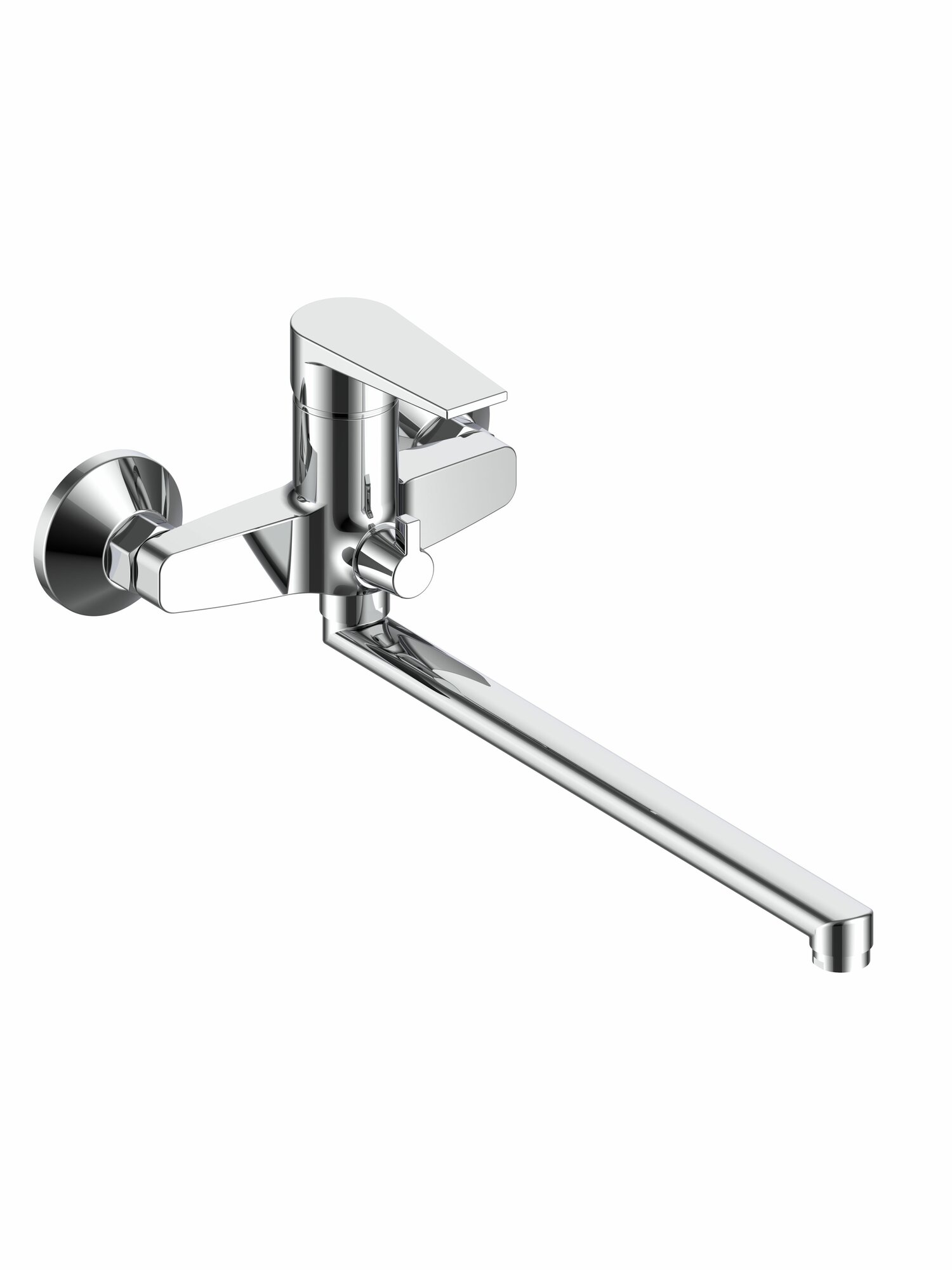 Смеситель для ванны/душа ESKO Budapest BT31 настенный, однозахватный, поворотный излив, хром