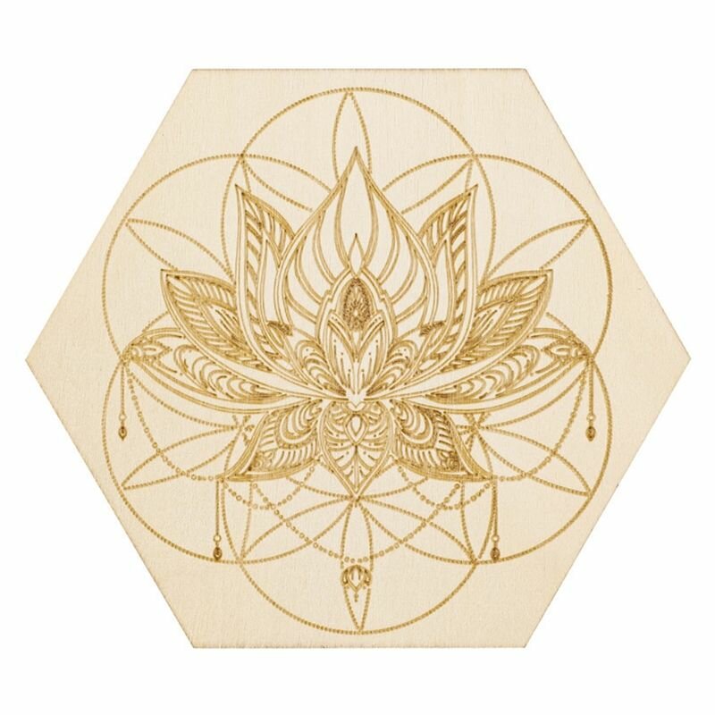 Деревянная доска для гадания с маятником, цветок, круглый круг, поделки из дерева