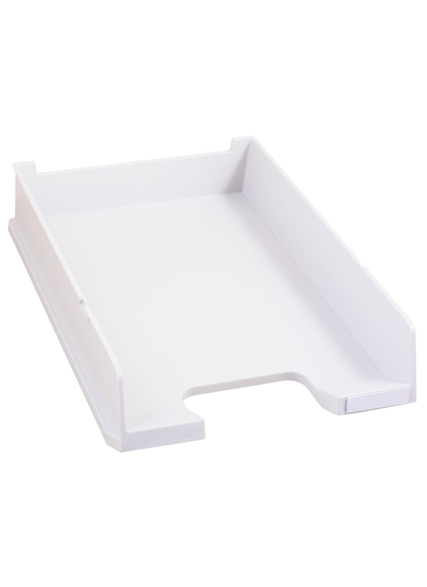 Лоток горизонтальный серый