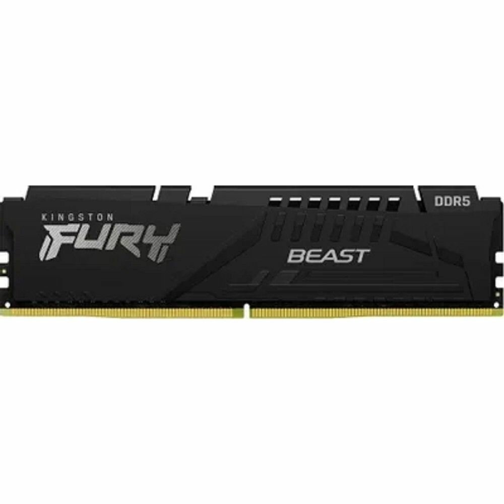 Kingston Модуль памяти 8GB 6000MT s DDR5 CL30 DIMM FURY Beast Black EXPO KF560C30BBE - 8