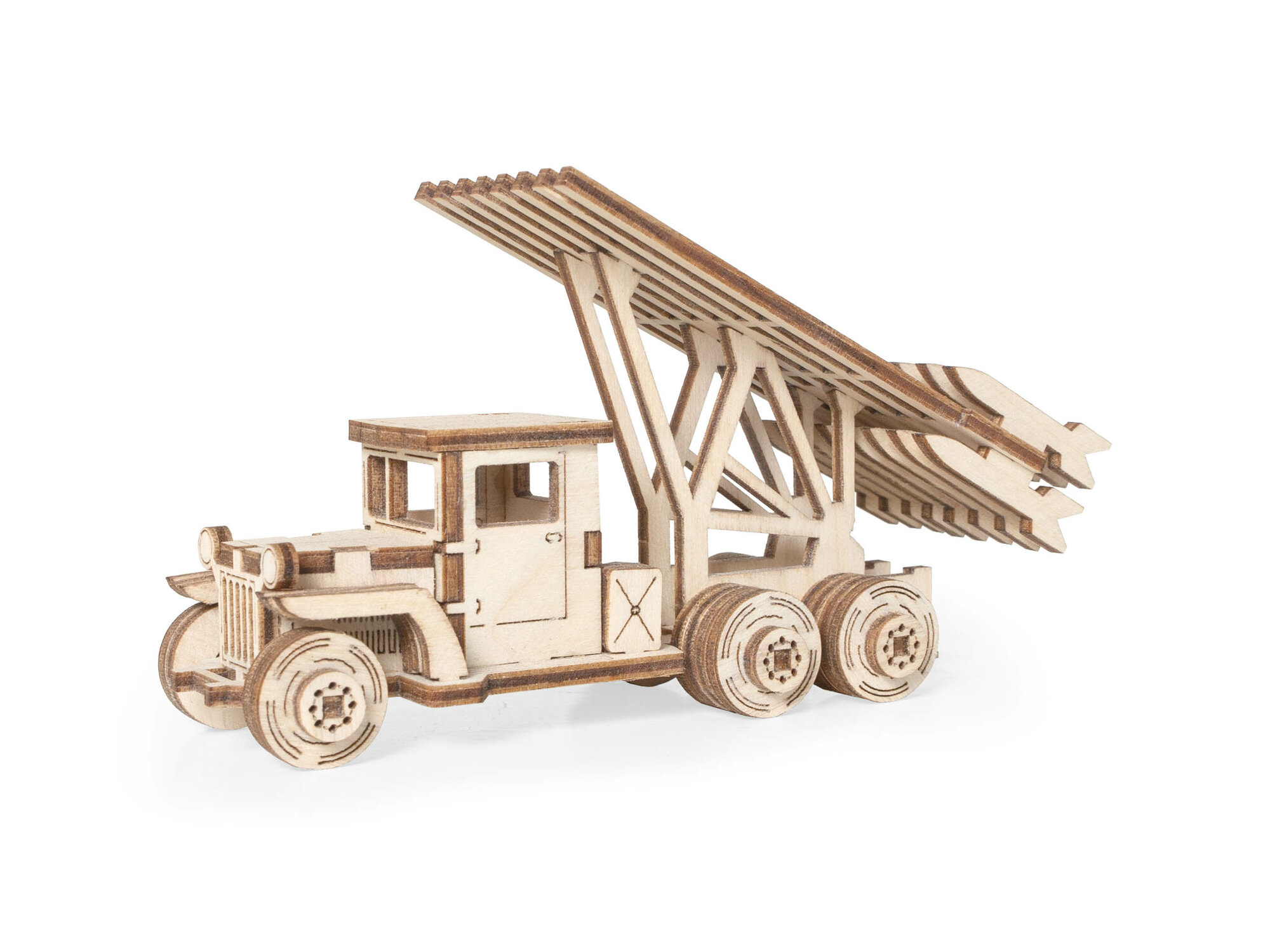 Деревянный конструктор Lemmo toys Грузовичок ЛТ РУ 58 деталей ЛТ-1 5+