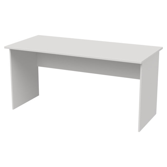 Стол Меб-фф Офисный стол СТ-10 цвет Белый 160/73/76 см