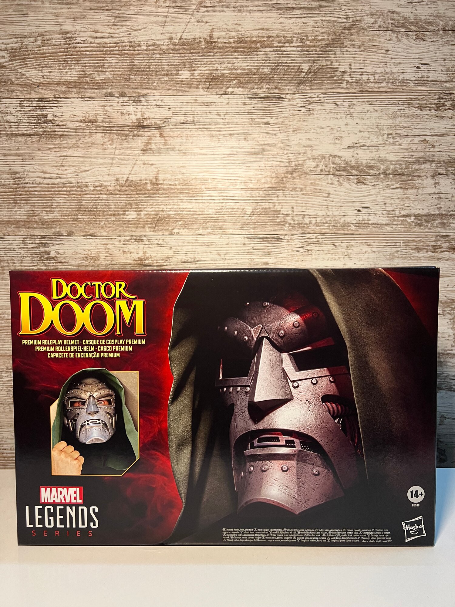 Доктор Дум, шлем , Doctor Doom, Marvel Legends Series, 14+ от Hasbro premium roleplay helmet