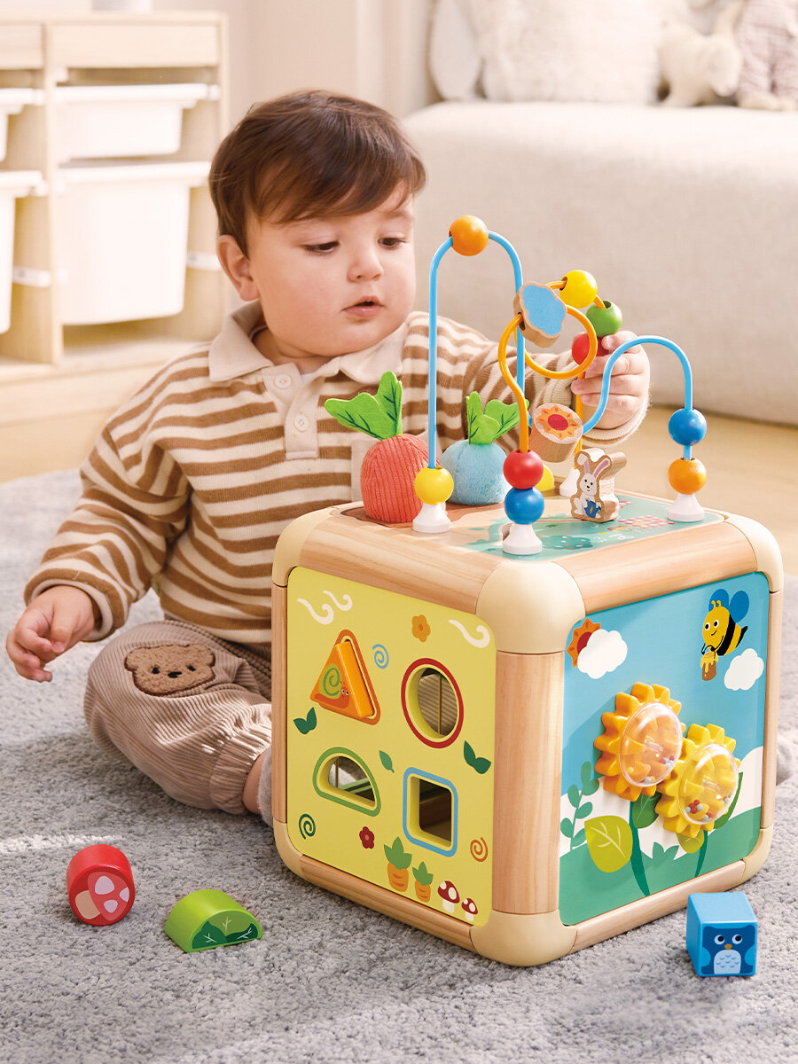 Бизиборд Hape "Мир вокруг нас", развитие логики, моторики и сенсорики E0527_HP