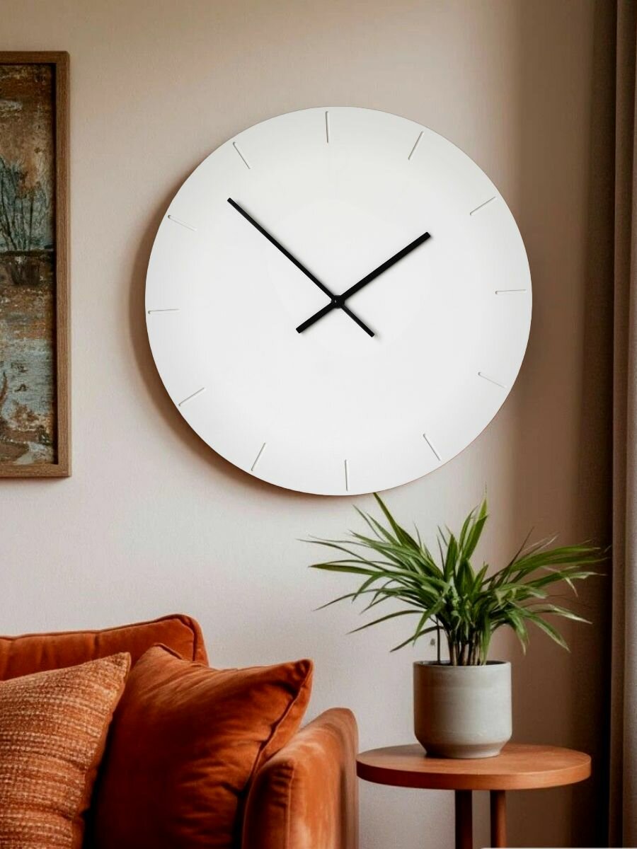Часы настенные большие Vintage Wall диаметр 40 см интерьерные бесшумные