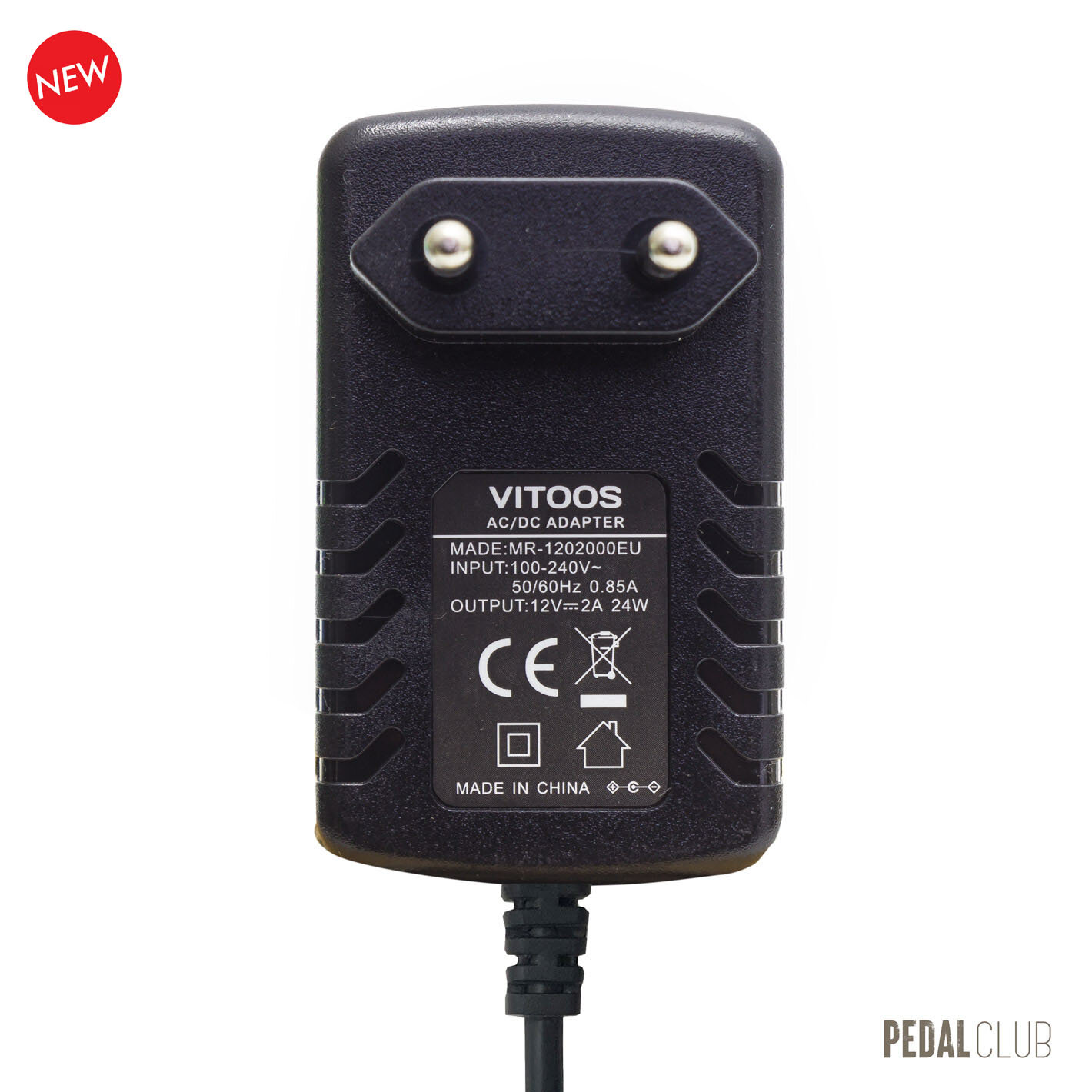 Блок питания для педалей Vitoos 12V DC 2A Power Supply (новый)