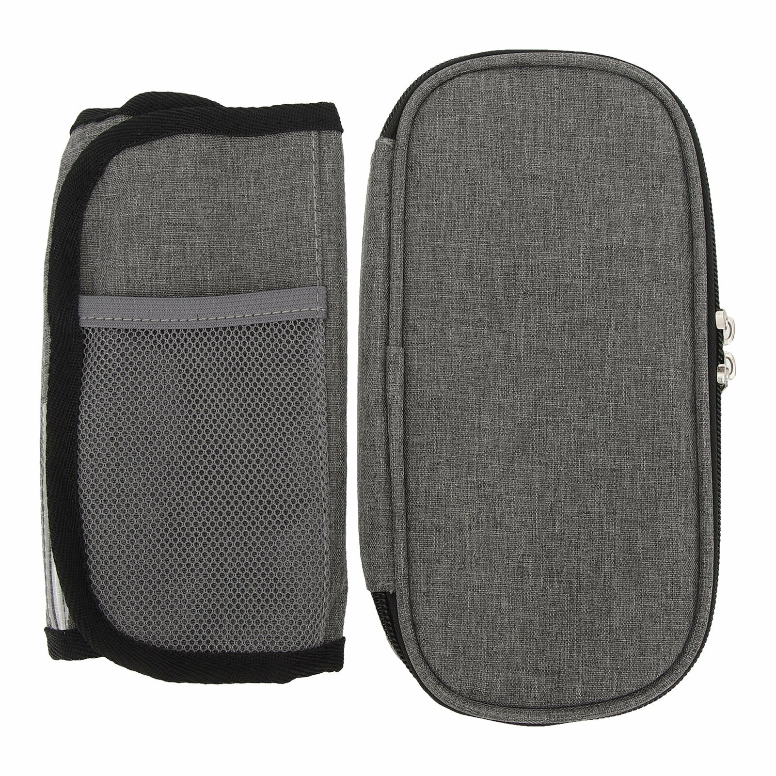 Сумка-холодильник для инсулина, портативная, водонепроницаемая, большой емкости, серая, диабетическая, с изоляцией, для инсулиновой ручки, лекарства, диабетические принадлежности