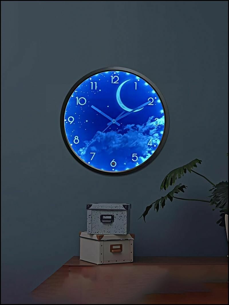 Часы Настенные Светящиеся В Темноте. Что-то