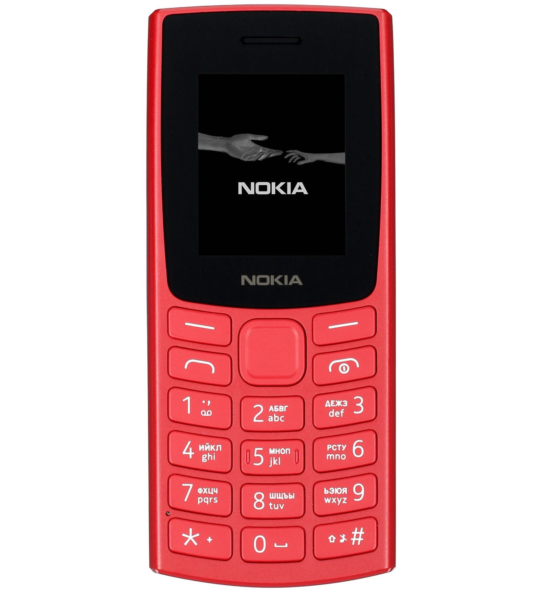Кнопочный телефон Nokia 105 (2023), Dual SIM, EAC1, красный (TA-1557)