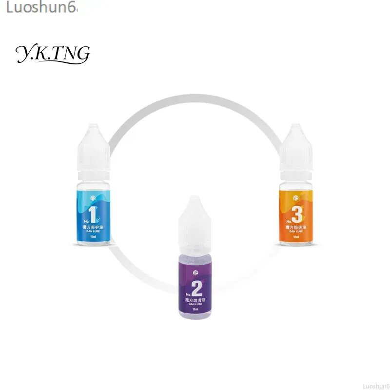 Комплект смазок силиконовых для кубиков Рубика Gan lube v1+v2+v3YX