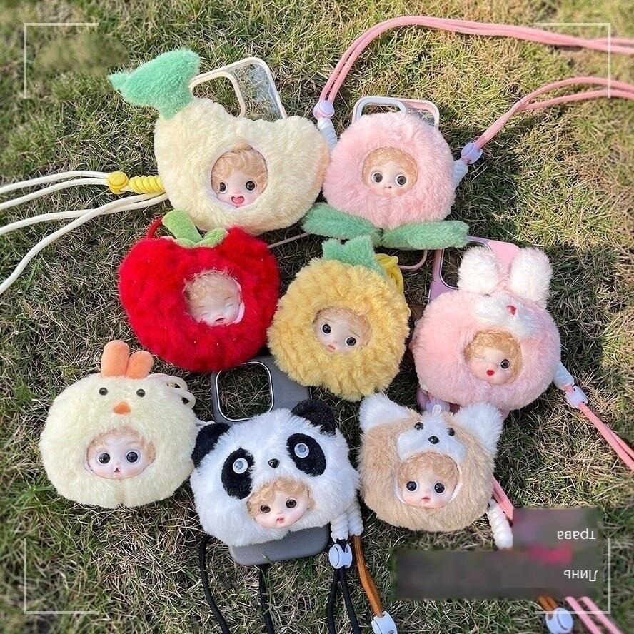 Кукла-одевалка, модный ремешок через плечо с зажимом на спине для мобильного телефона, 8 разных упаковок