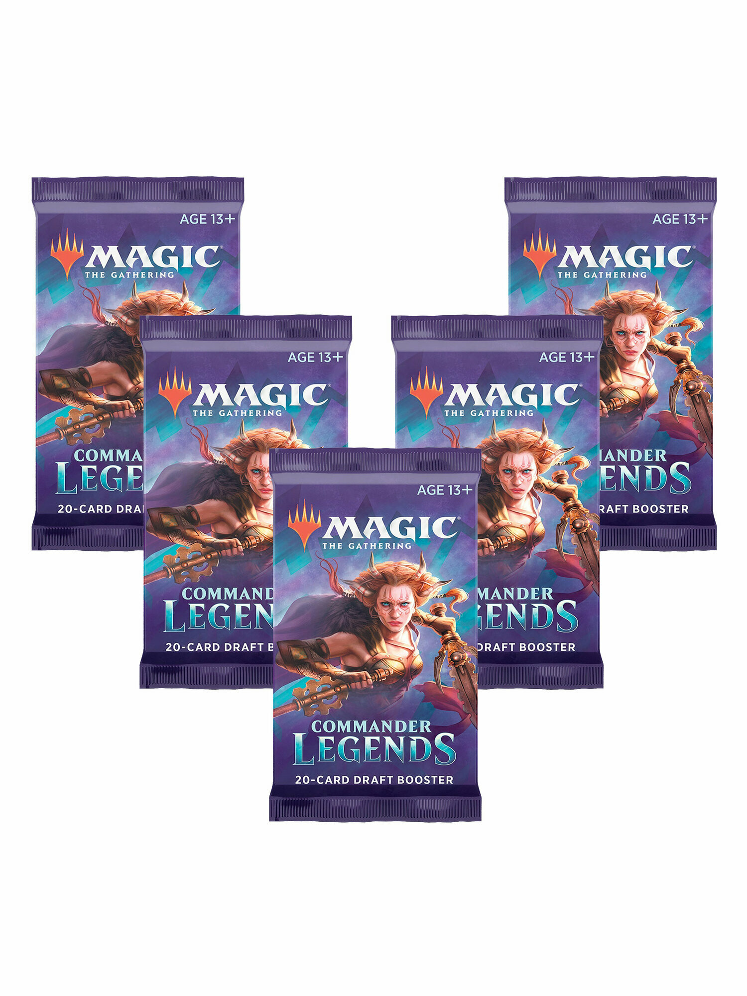 Magic The Gathering: 5 драфт-бустеров MTG издания Commander Legends на английском