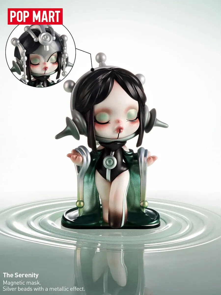 Коллекционная фигурка Слепая коробка POP MART SKULLPANDA The Sound Series-The Serenity
