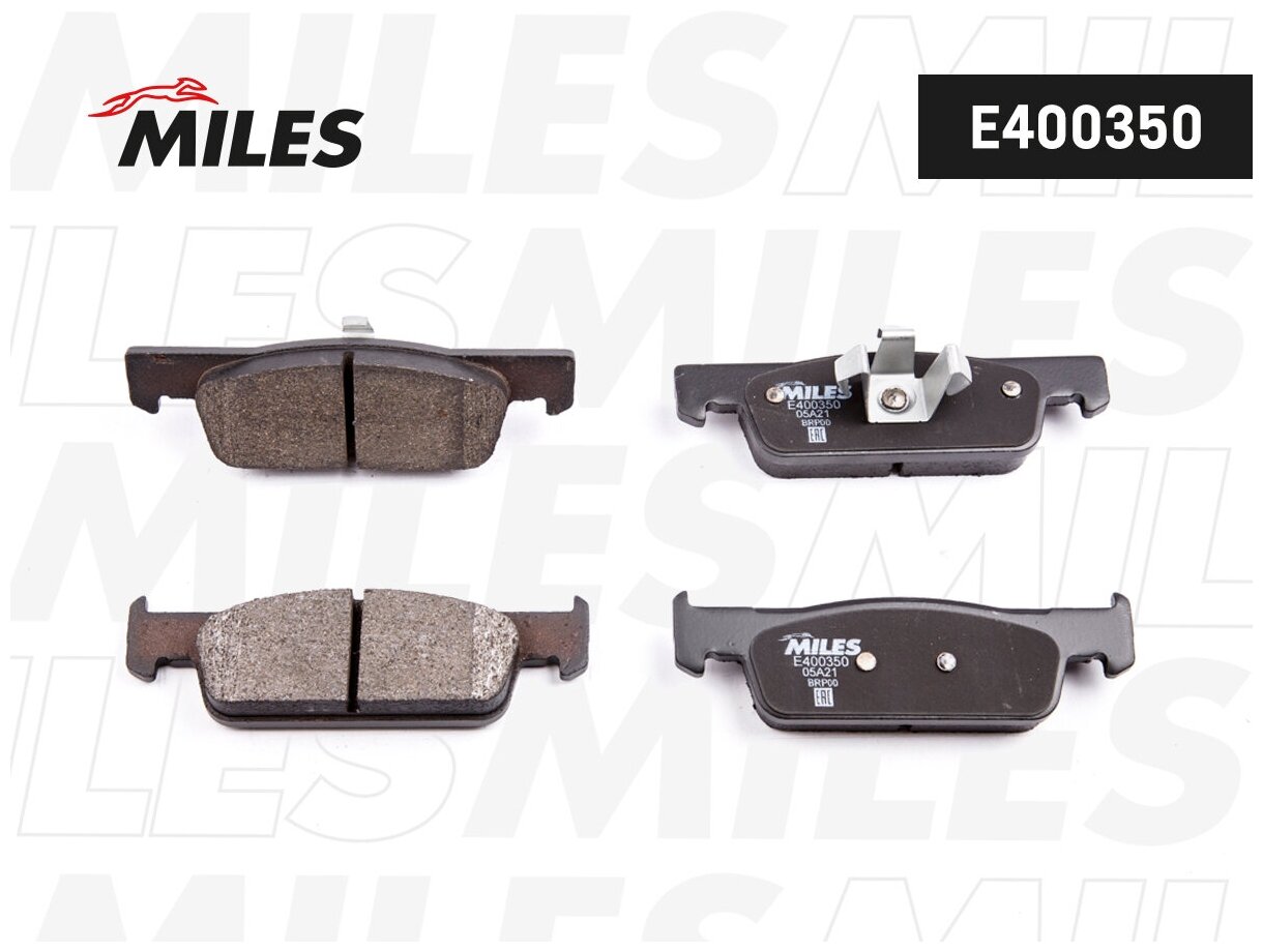 Колодки тормозные Renault Logan II, Sandero II 16V 14- передние Low-metallic Miles