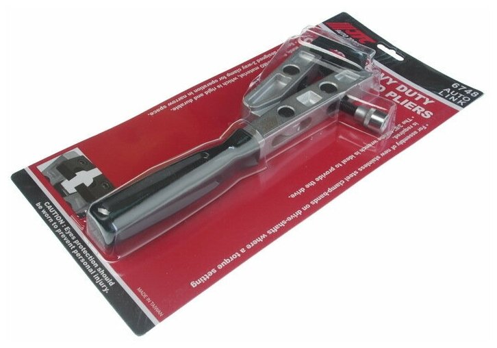 Съемник хомутов шруса ленточных (клещи усиленные) С-профиль JTC