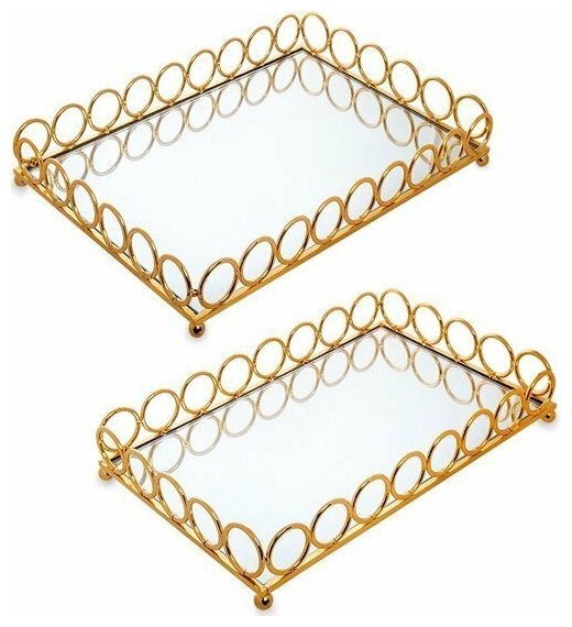 Набор сервировочных подносов из 2 шт. Да капо GSM-506 113-603228