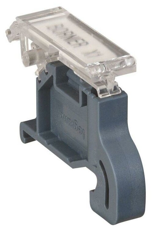 Фиксатор для клемм концевой Viking3 шаг 8мм с держ. маркера Leg LEGRAND 037511 (1 шт.)