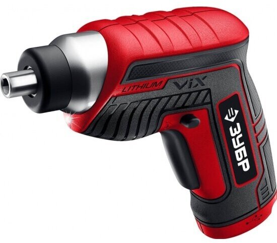 Отвертка аккумуляторная Зубр ЗО-Е-3.6 Ли, серия «мастер»