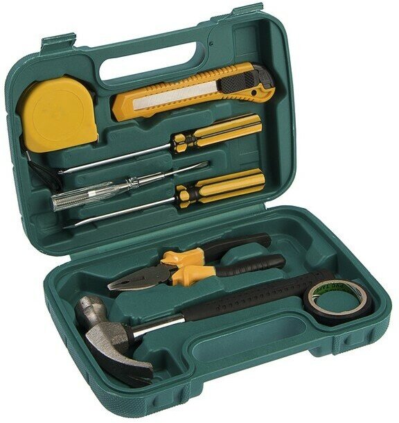 Набор инструментов в кейсе LOM, универсальный, 8 предметов