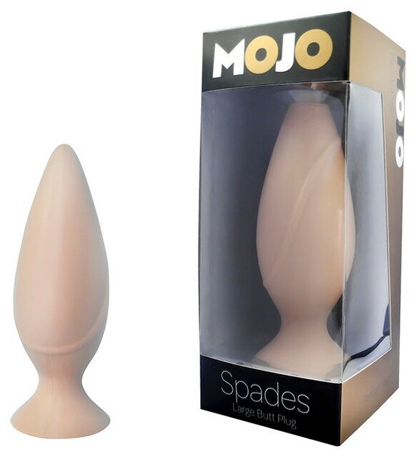 Эргономичная анальная пробка на присоске Mojo Spades Small