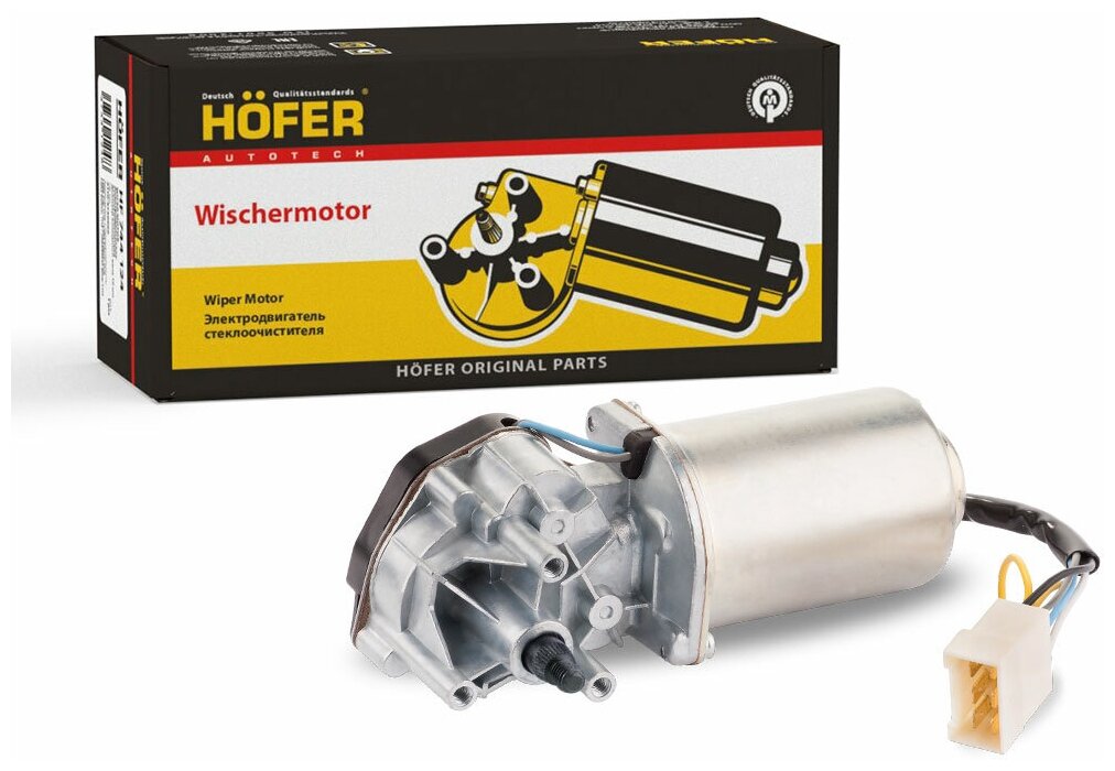 Двигатель стеклоочистителя для ВАЗ 2112 вал 12 мм Hofer