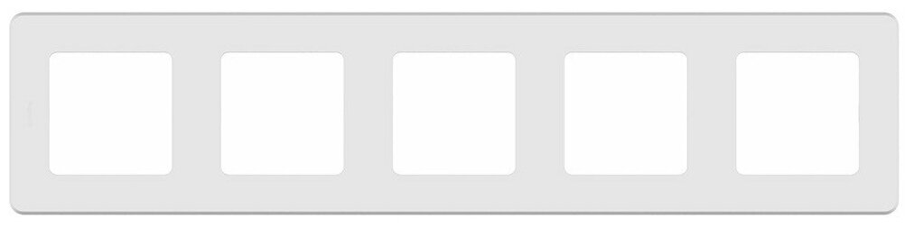 Legrand (Легранд) Рамка 5 постов белый, Inspiria 673970