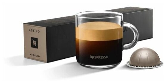 Кофе капсулы Nespresso Vertuo Arondio, 10 капсул в уп, 1 упаковка