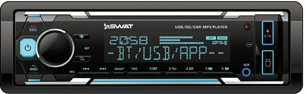 Автомагнитола SWAT WX-2102UB