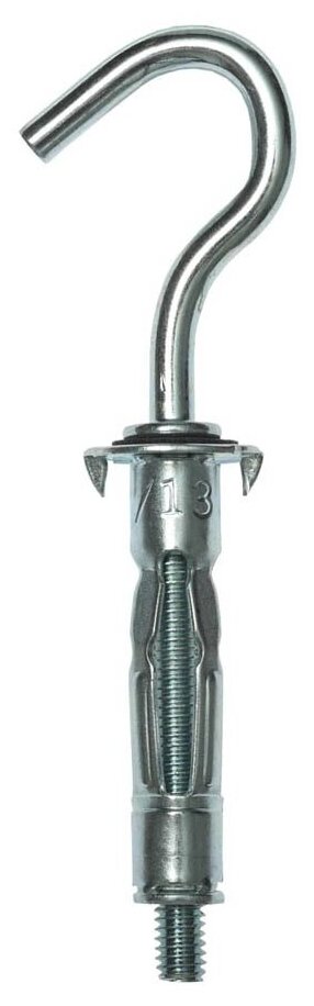 Анкер молли для пустотелых материалов, с полукольцом, М4х32х13мм, 120шт, оцинкованный, ЗУБР