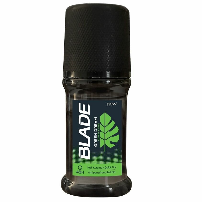 Дезодорант BLADE роликовый с ароматом Green Dream, 50 мл