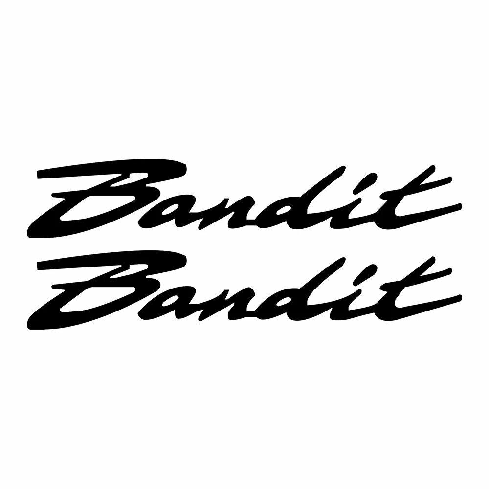 Наклейки на мотоцикл, водостойкие наклейки для Suzuki Bandit 600 1200 650 1250 400 250 Черный, Black