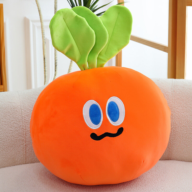 Carrot Cartoon Plush Toy Soft Filled Doll Room Decoration Children Holiday Gift
