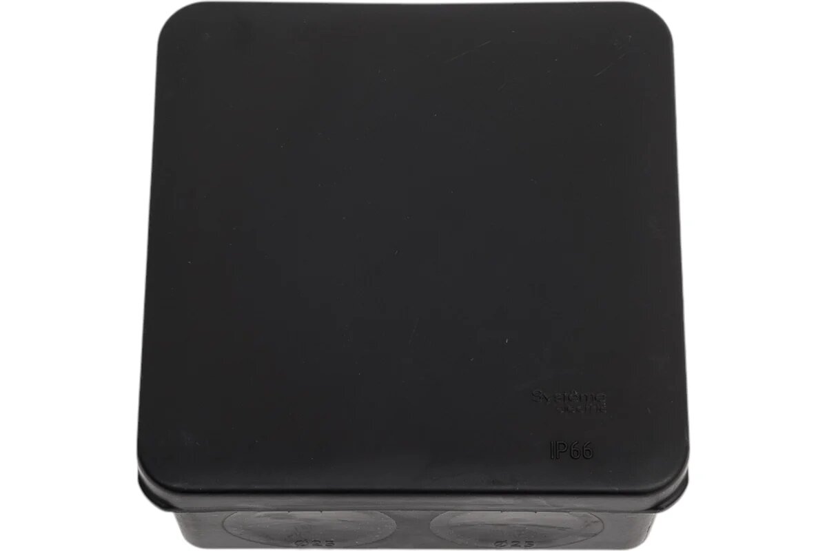 Systeme Electric MultiBox IP66 85x85x42 черная DIY со стикером распределительная коробка