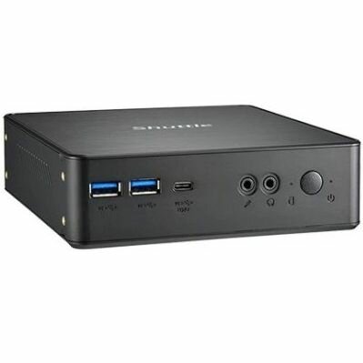 ПК Shuttle NC40U (74R-NC40U-010-SHU-001) черный - Intel Celeron 7305, ядра: 5 x 1,1 ГГц, DDR4, Intel UHD Graphics, Windows 10 Pro