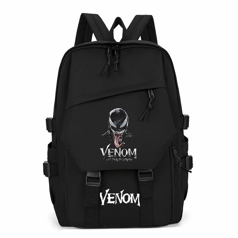 42 x 29 x 13 cm, Черная, Рюкзак, Веном, Venom