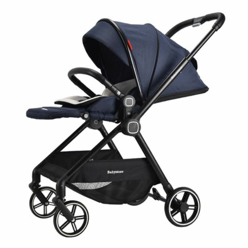 Коляска-трансформер/Высокий обзор, легкий, складной, можно сидеть или лежать, двусторонний -lj