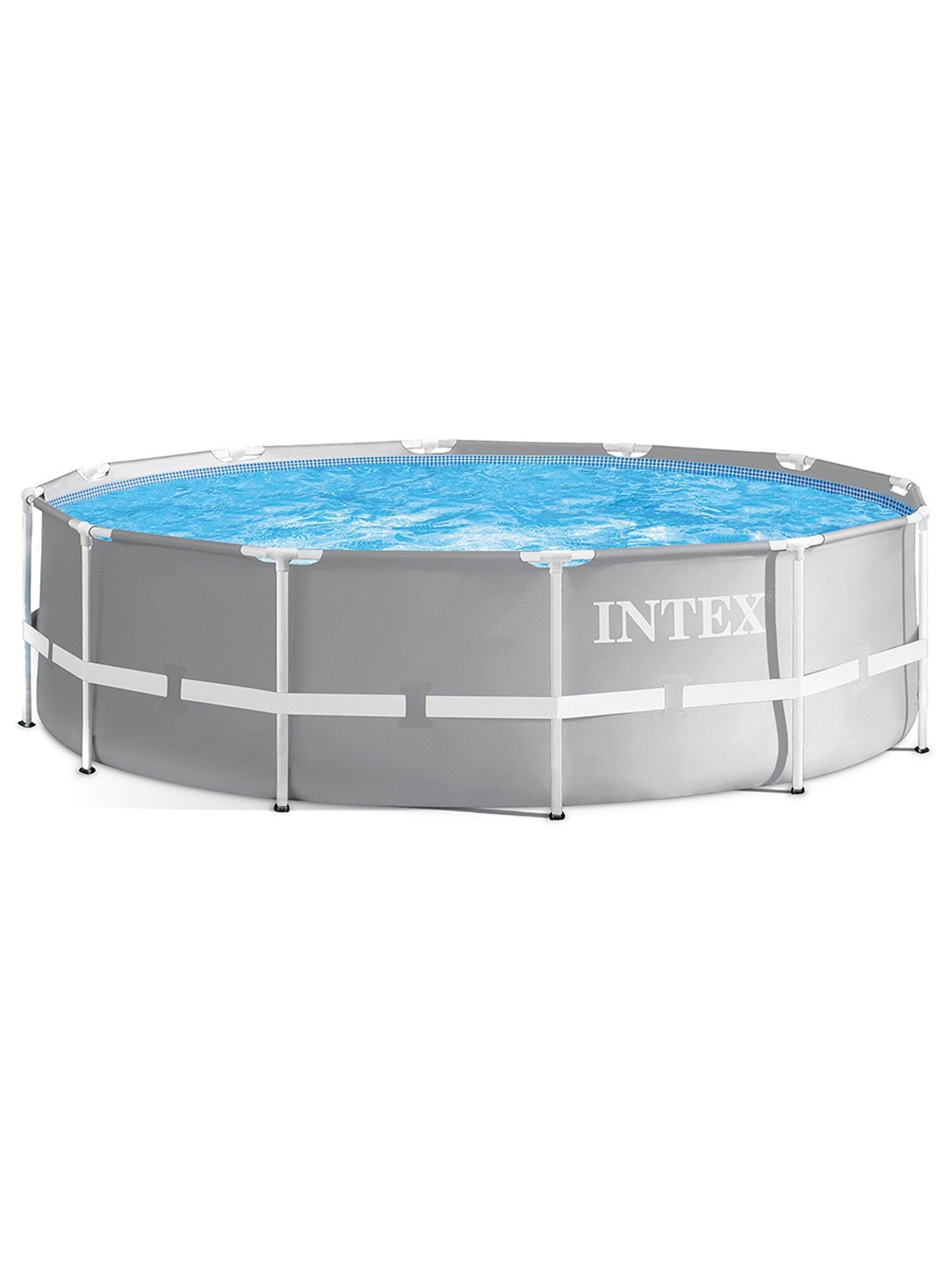 Бассейн каркасный 366x99см INTEX, фильтр-насос, лестница, 8592л (Арт. 26716NP)