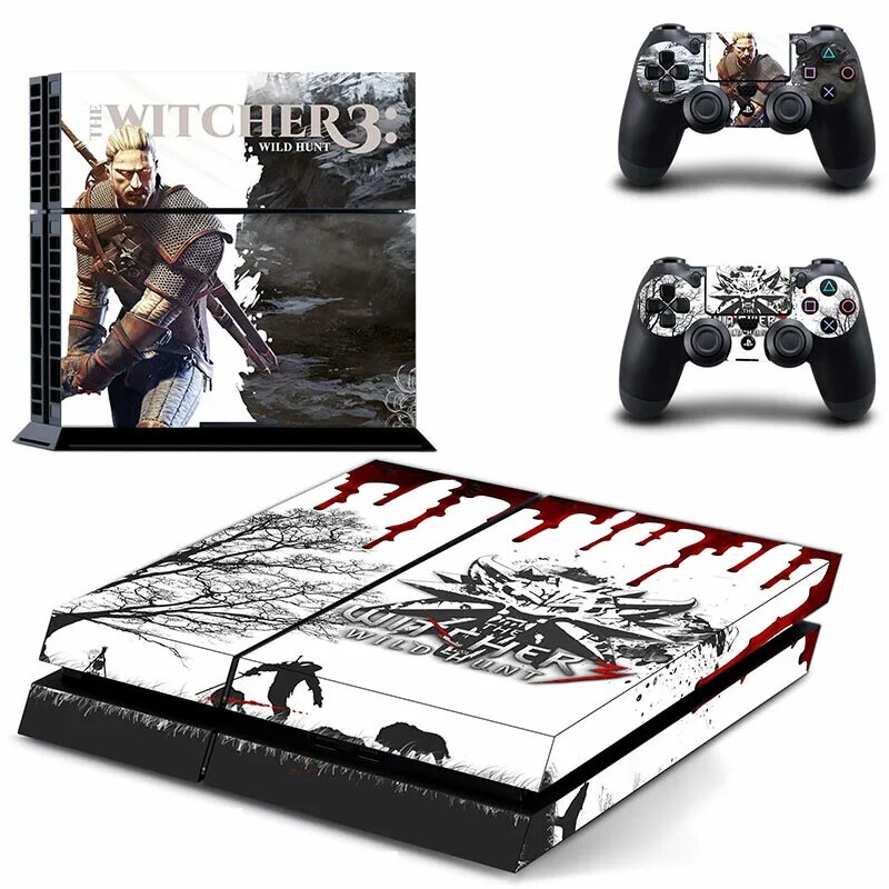Наклейка на PS4, Цвет: Оранжевый