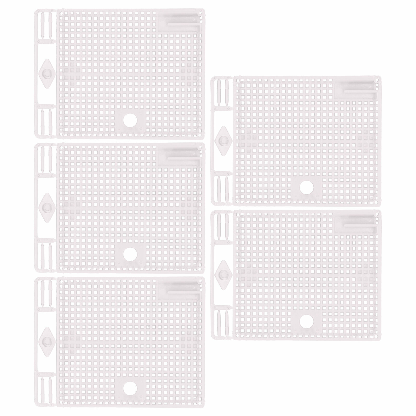 5 шт. многоразовый изолятор для пчелиной матки портативная клетка для пчеловодства инструменты белый