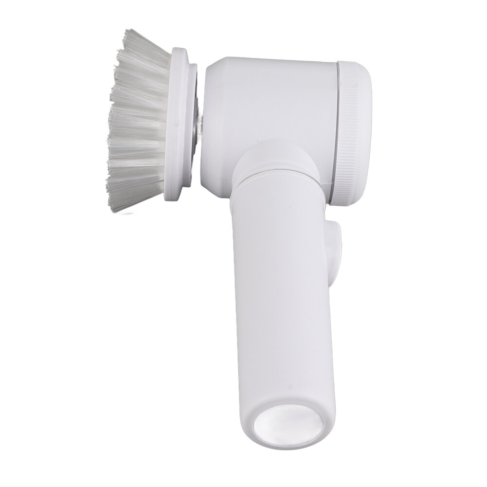 Электрический вращающийся скребок с 3 сменными насадками Электрическая щетка для чистки ванной комнаты, ванной, плитки, напольной раковины, окна, типа батареи (батарея в комплект не входит)