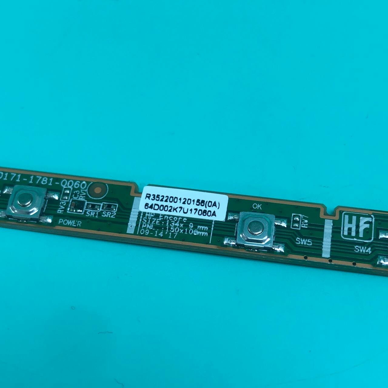 кнопка включения RO171-1781-0060 (HP 27F HSTND-9951-K)