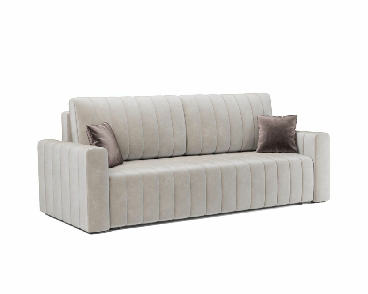 Диван Еврокнижка Mebel-ars Лондон вельвет (бархат) Бархат бежевый