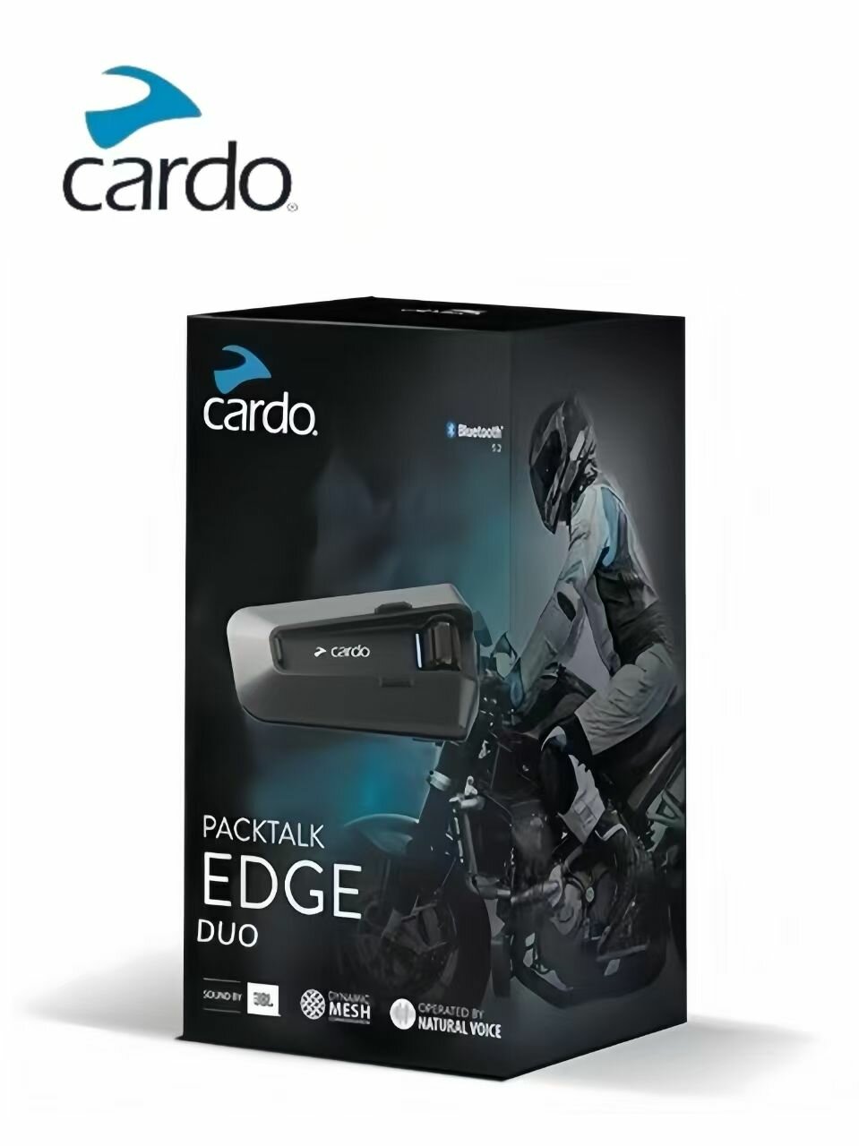 Мотогарнитура для шлема cardo packtalk edge, блютуз гарнитура для мотоцикла, водонепроницаемая, Голосовое управление